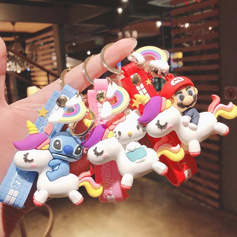 Breloczek brelok silikonowy stitch na jednorożcu – MyHomeLife