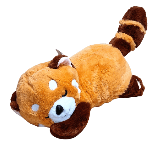 Maskotka pluszak mała śpiąca panda ruda 30cm - MyHomeLife